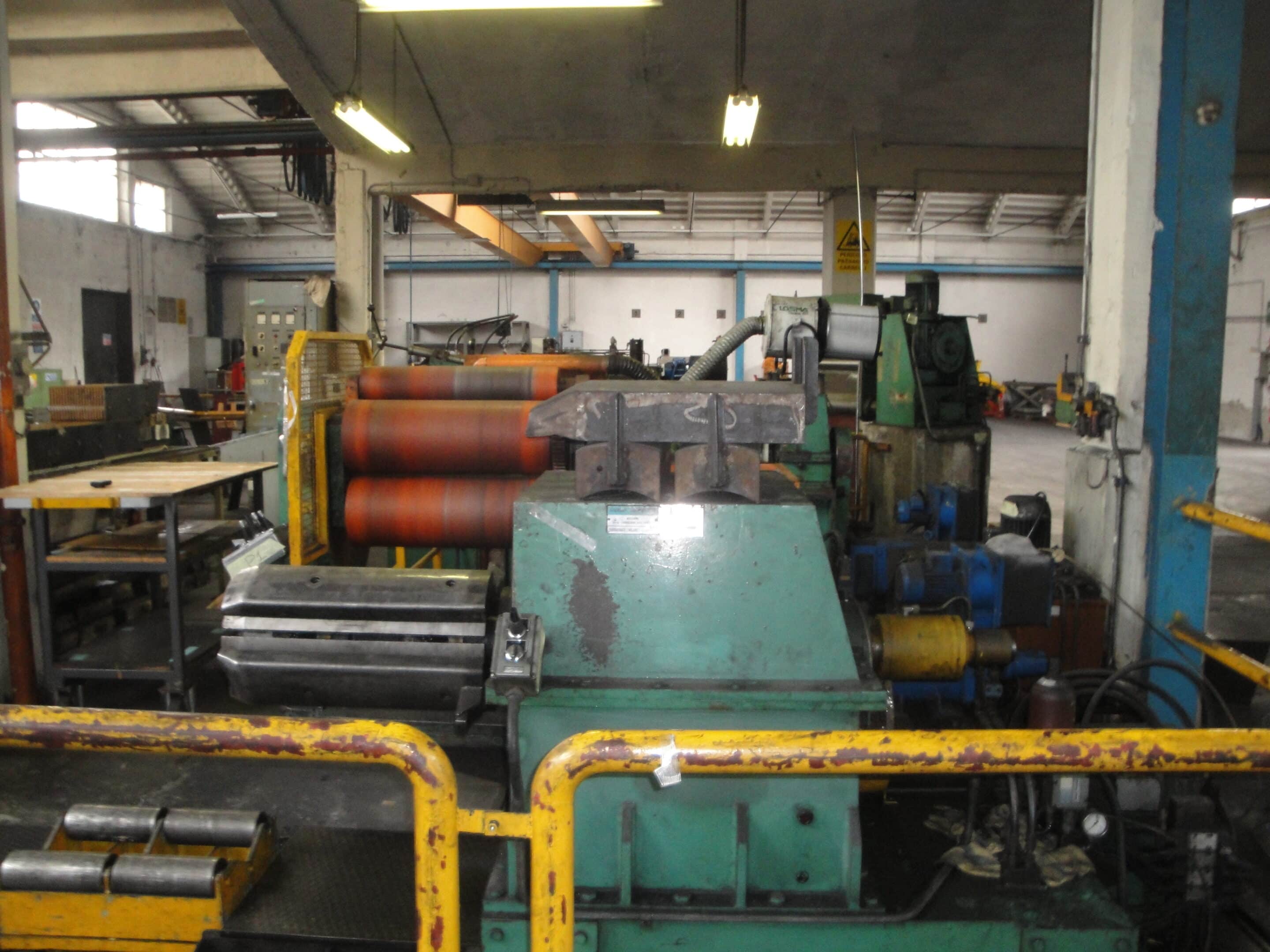 Linea di taglio longitudinale (slitter) 500x0,15-3 mm - TESI SRL