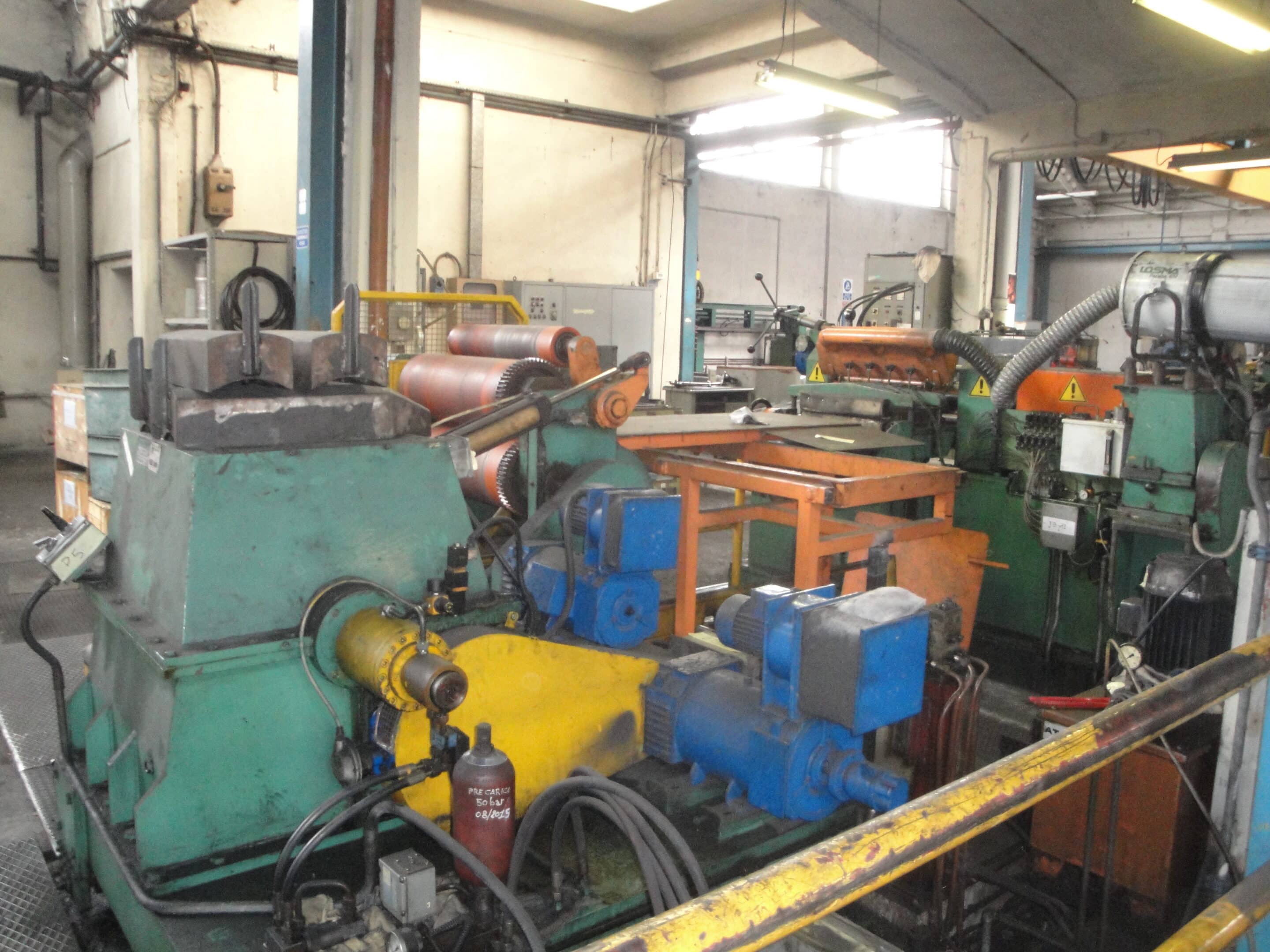 Linea di taglio longitudinale (slitter) 500x0,15-3 mm - TESI SRL